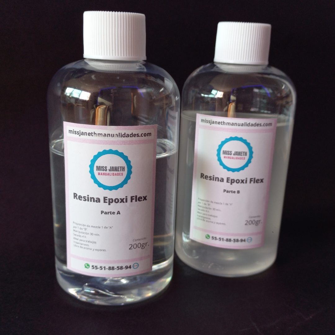 Resina Epoxi Flex 400 gr – Miss Janeth Manualidades